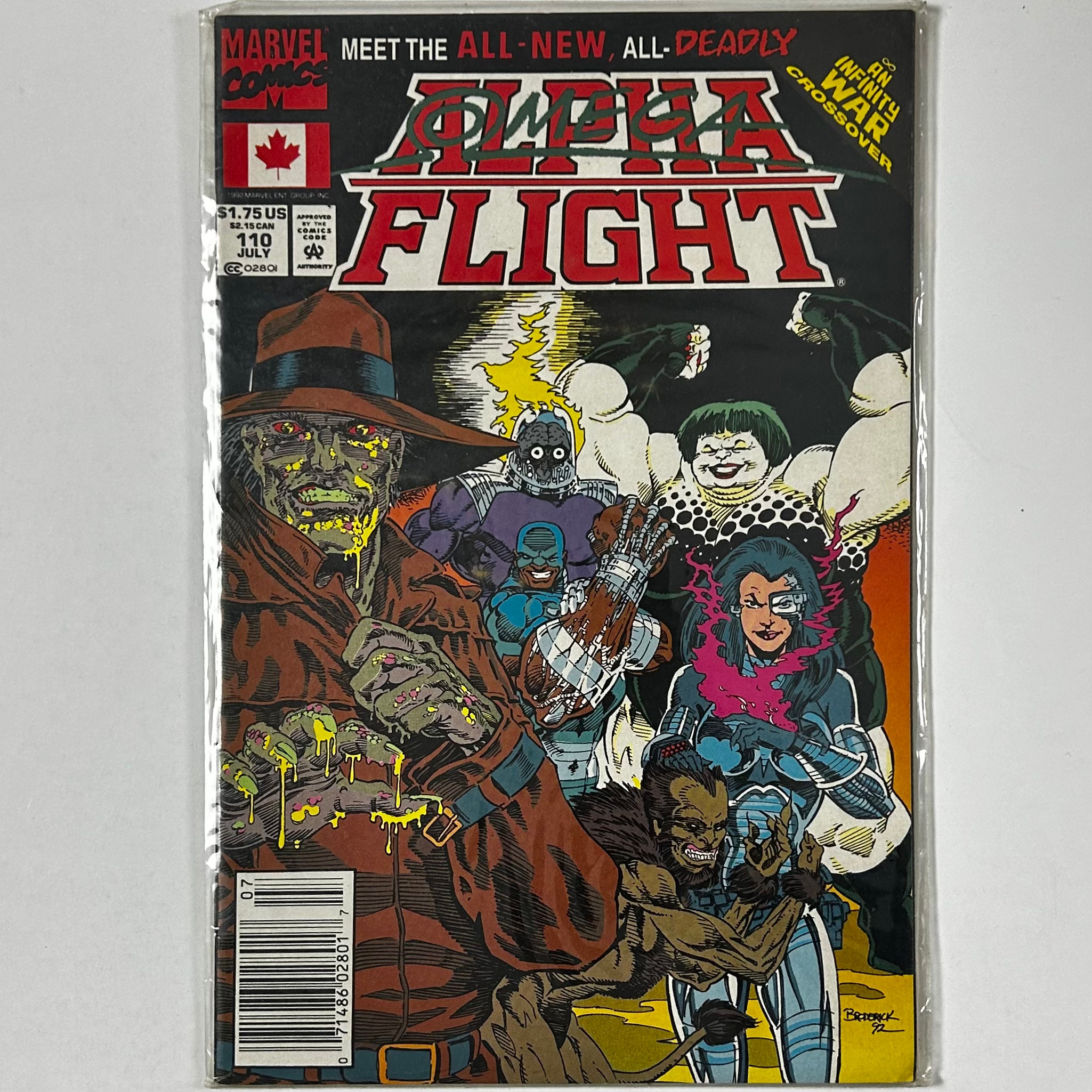 Alpha Flight #110 Newsstand – IMPERIAL COMICS